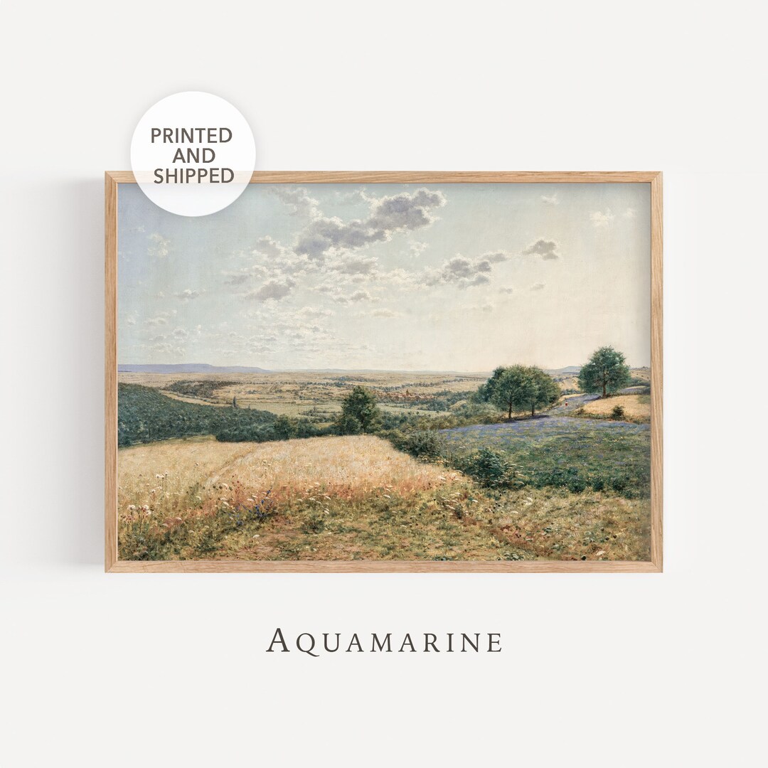 French Landscape Print, French Wall Art, PRINT & SHIP, Summer Wall Art ...