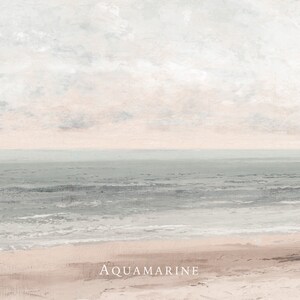 Neutral Beach Landscape Print, PRINT & SHIP, Horizontal Coastal Wall ...