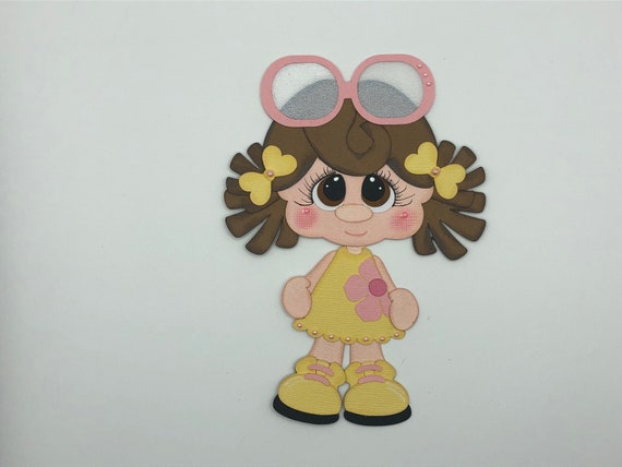 Paper Piecing Girl Ideal for Scrapbooking or Making Pictures | Etsy