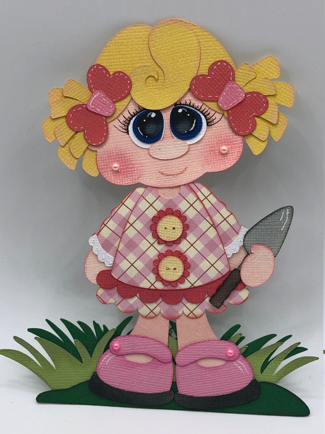Paper Piecing Girl, Ideal for Scrapbooking or Making Pictures and Wall ...