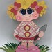 Paper Piecing Girl, Ideal for Scrapbooking or Making Pictures and Wall ...