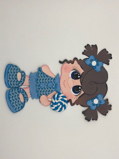 Paper Piecing Girl, Ideal for Scrapbooking or Making Pictures and Wall ...