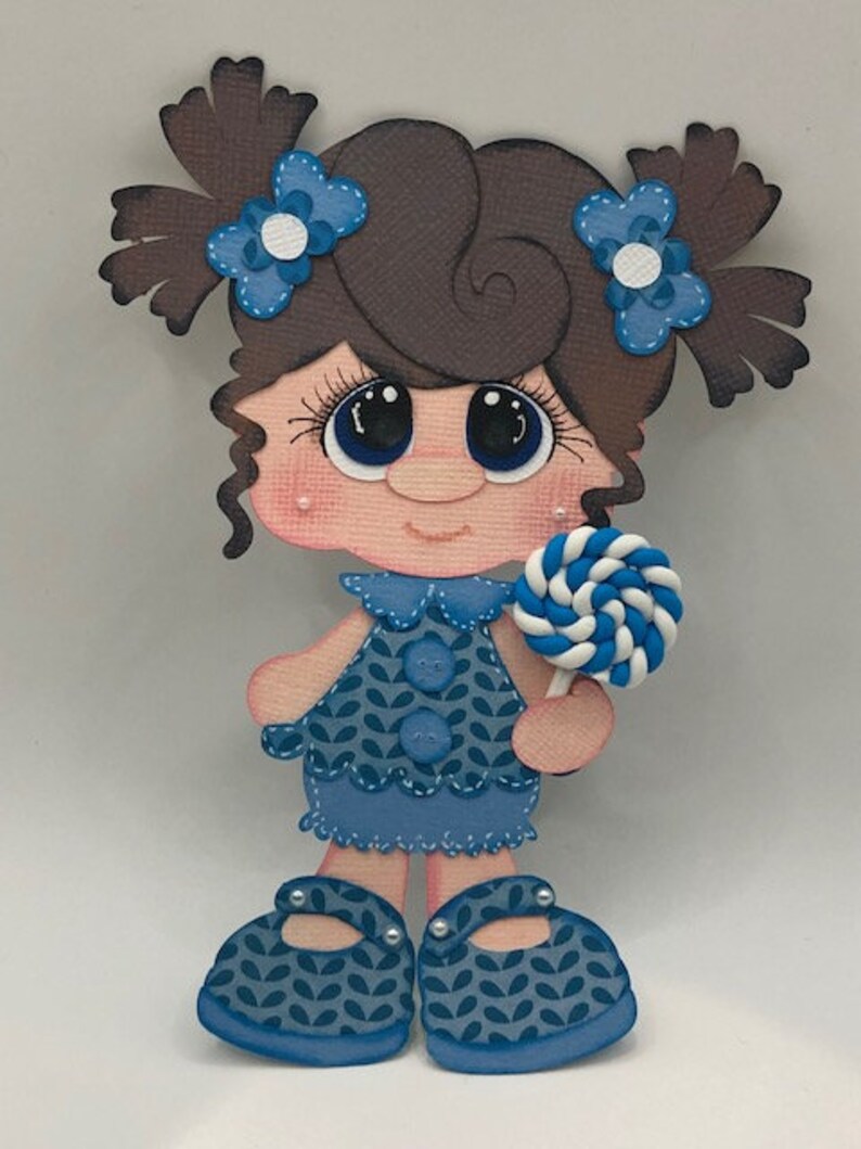 Paper Piecing Girl, Ideal for Scrapbooking or Making Pictures and Wall ...