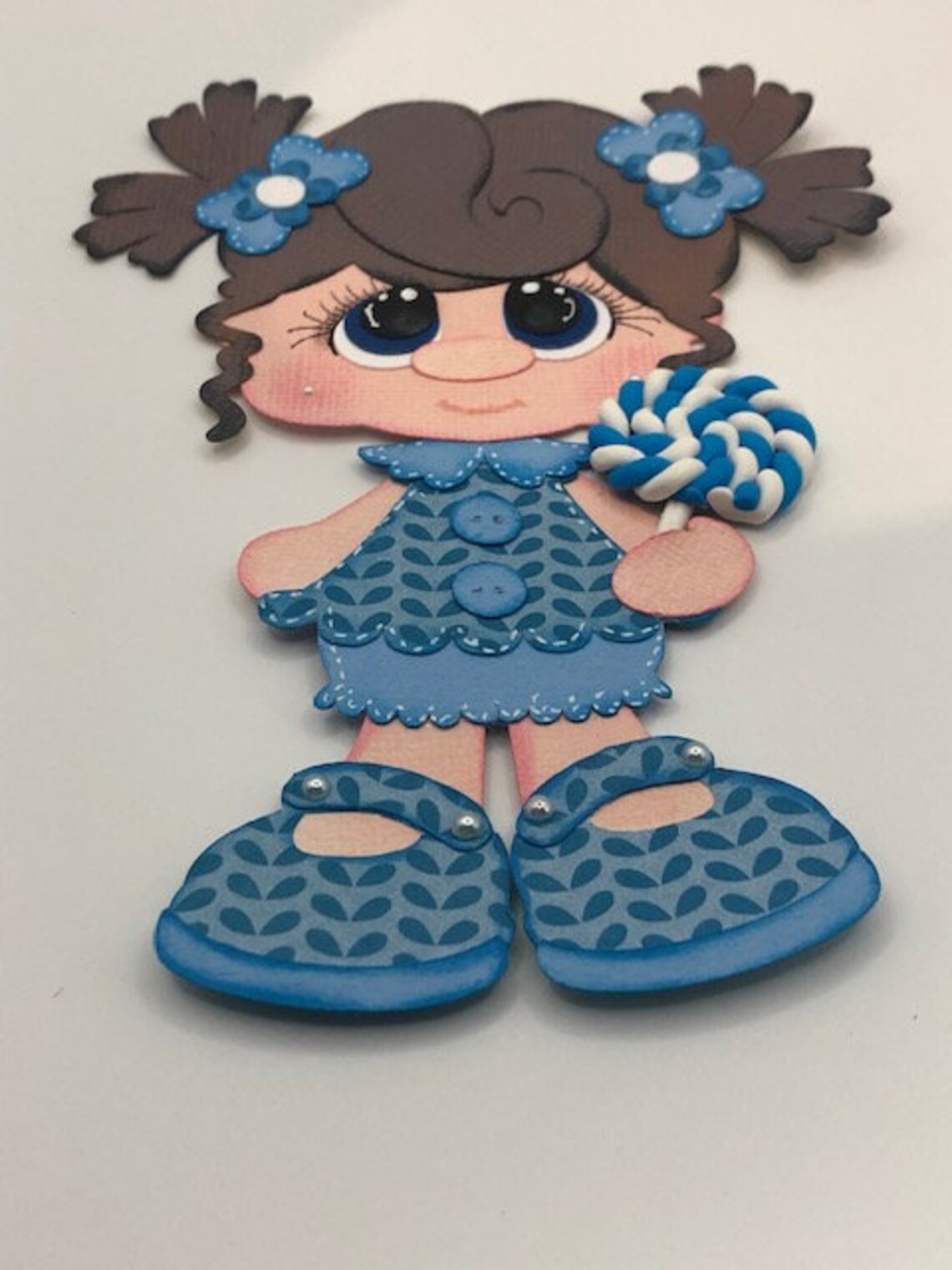 Paper Piecing Girl, Ideal for Scrapbooking or Making Pictures and Wall ...
