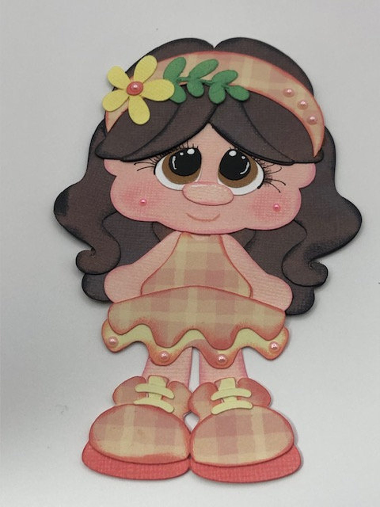 Paper Piecing Girl, Ideal for Scrapbooking or Making Pictures and Art ...