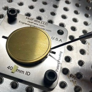 40mm Coin Jig - ALL STEEL - Will Not Melt. for Laser Engraving. - Etsy