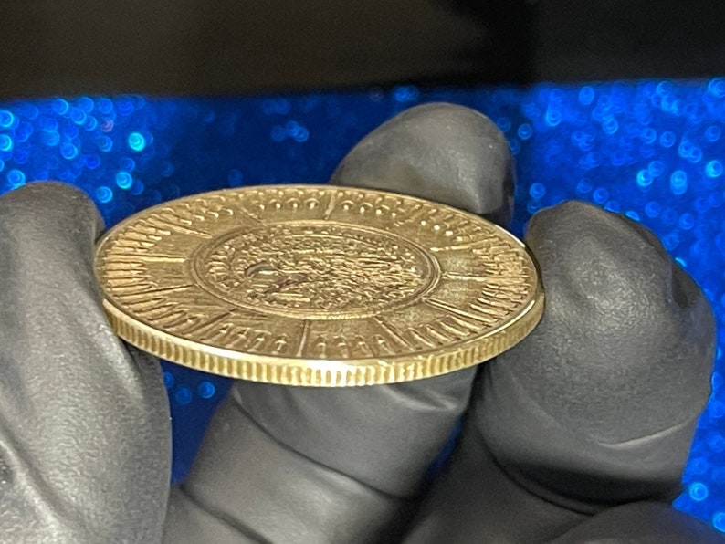 2A US EAGLE + BULLETS Brass Challenge Coin - 40mm (fully Engraved) - Etsy