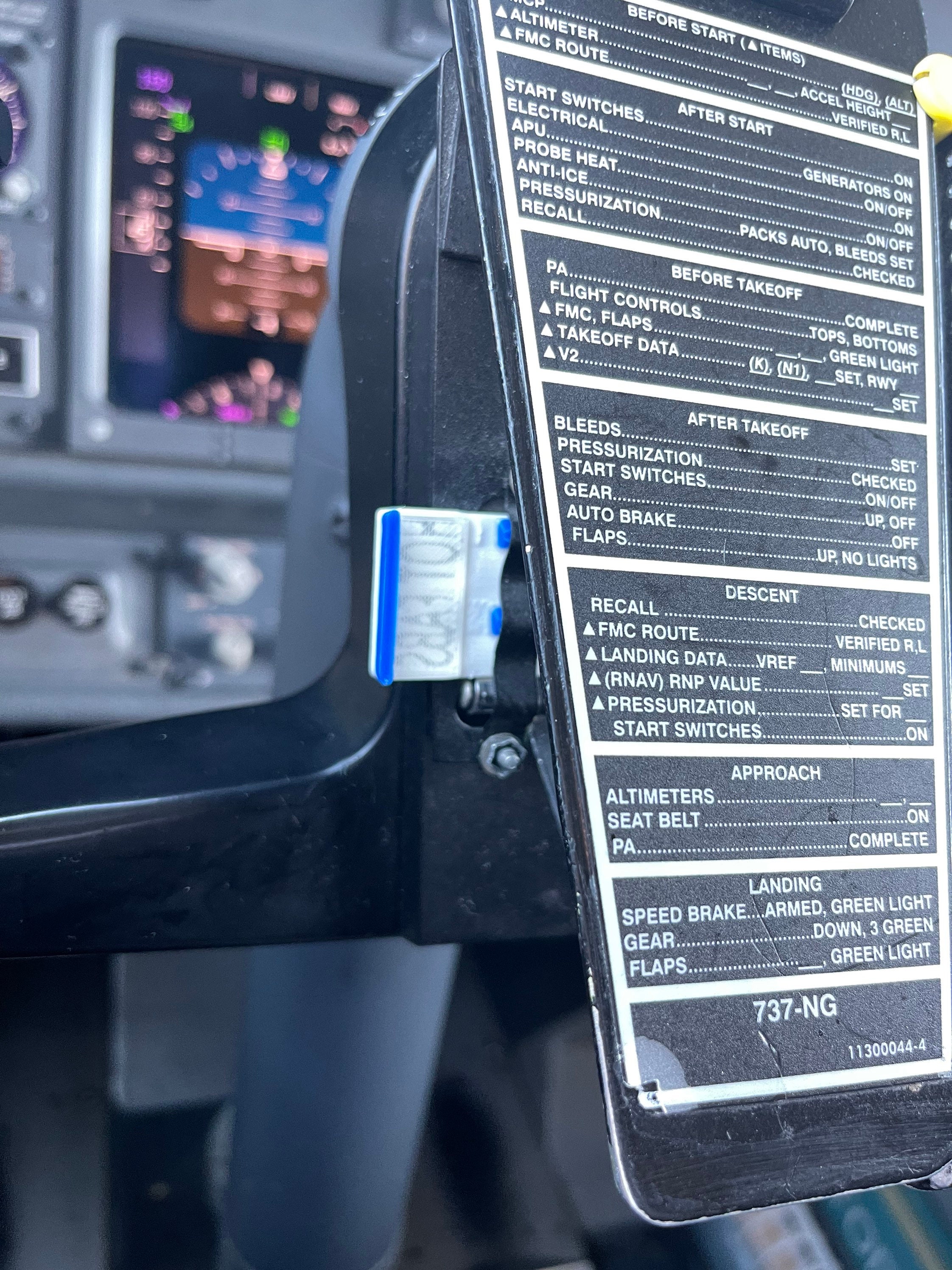 Boeing Yoke Chart Clip Fixer - Etsy