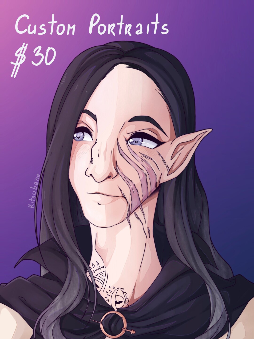 Custom Character Portrait for Dnd, Ocs, Warhammer, Call of Cthulhu, Art ...