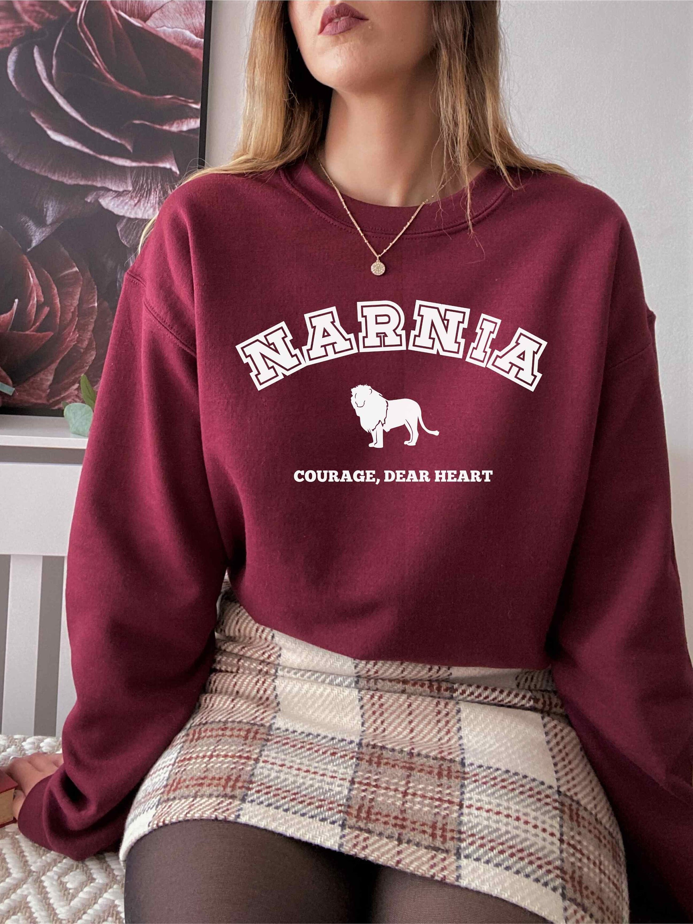 Narnia Aslan Sweatshirt the Lion the Witch and the Wardrobe | Etsy