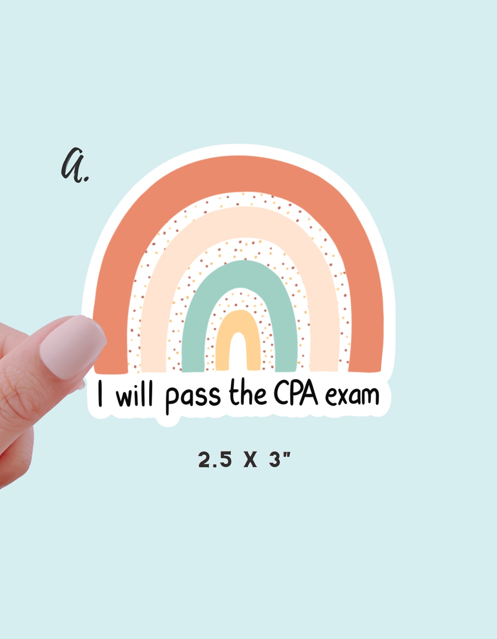 Motivational Stickers for Accountants, Stickers for Future Cpas ...