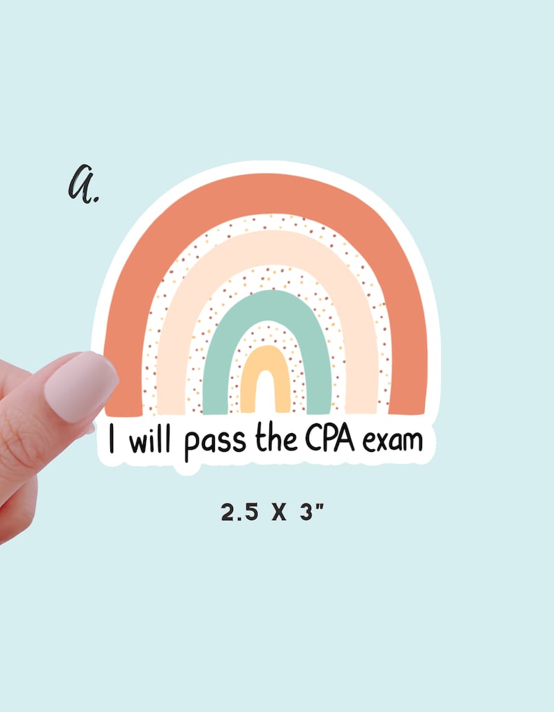 Motivational Stickers for Accountants, Stickers for Future Cpas ...