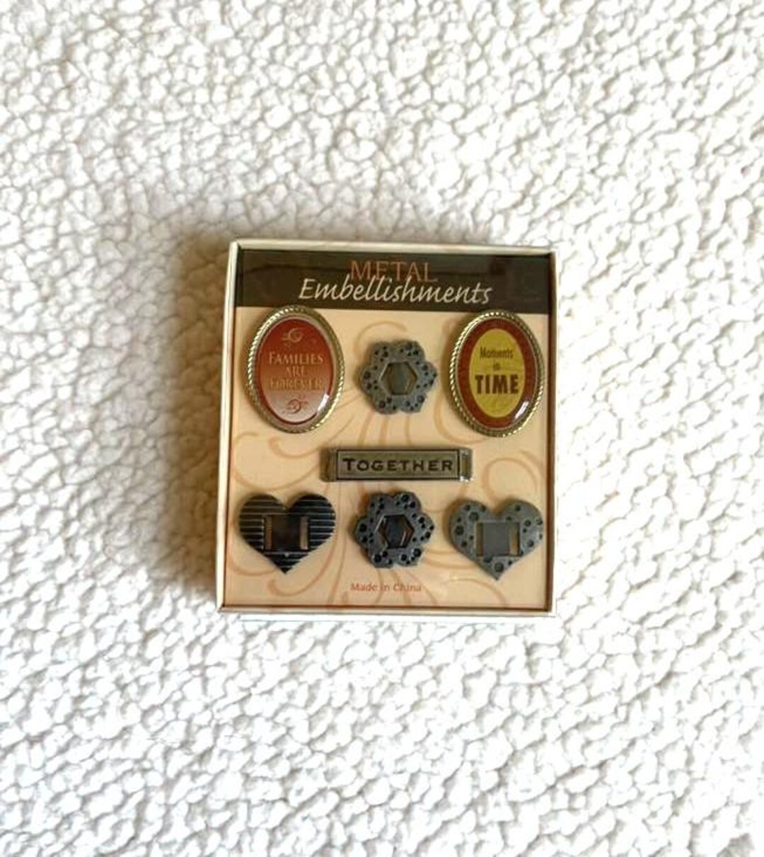 Recollections Metal Embellishments * Moments in Time * Families Forever ...