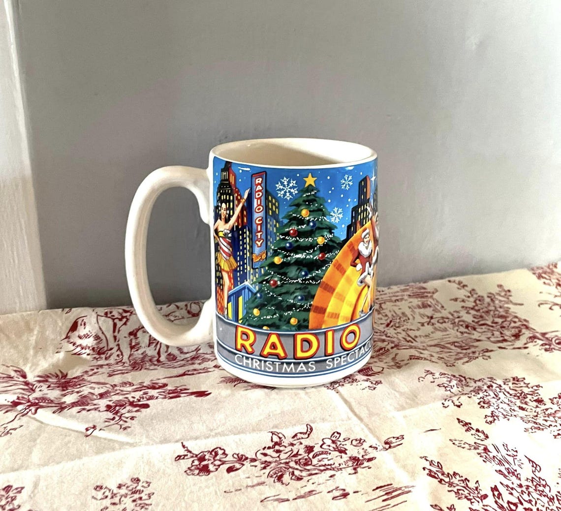 Radio City Music Hall Christmas Spectacular Mug Collectible NY Coffee ...