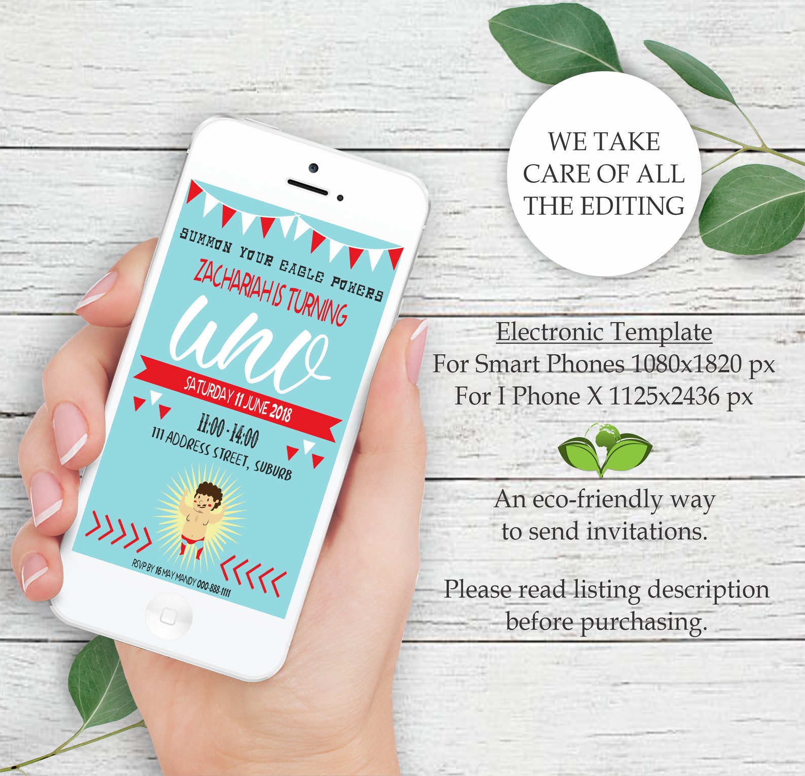 Macho Man Birthday Invitation | Nacho Libre Theme (digital Invitation ...