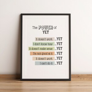 Classroom Signs, Motivational Classroom Art, Inspirational Kids ...