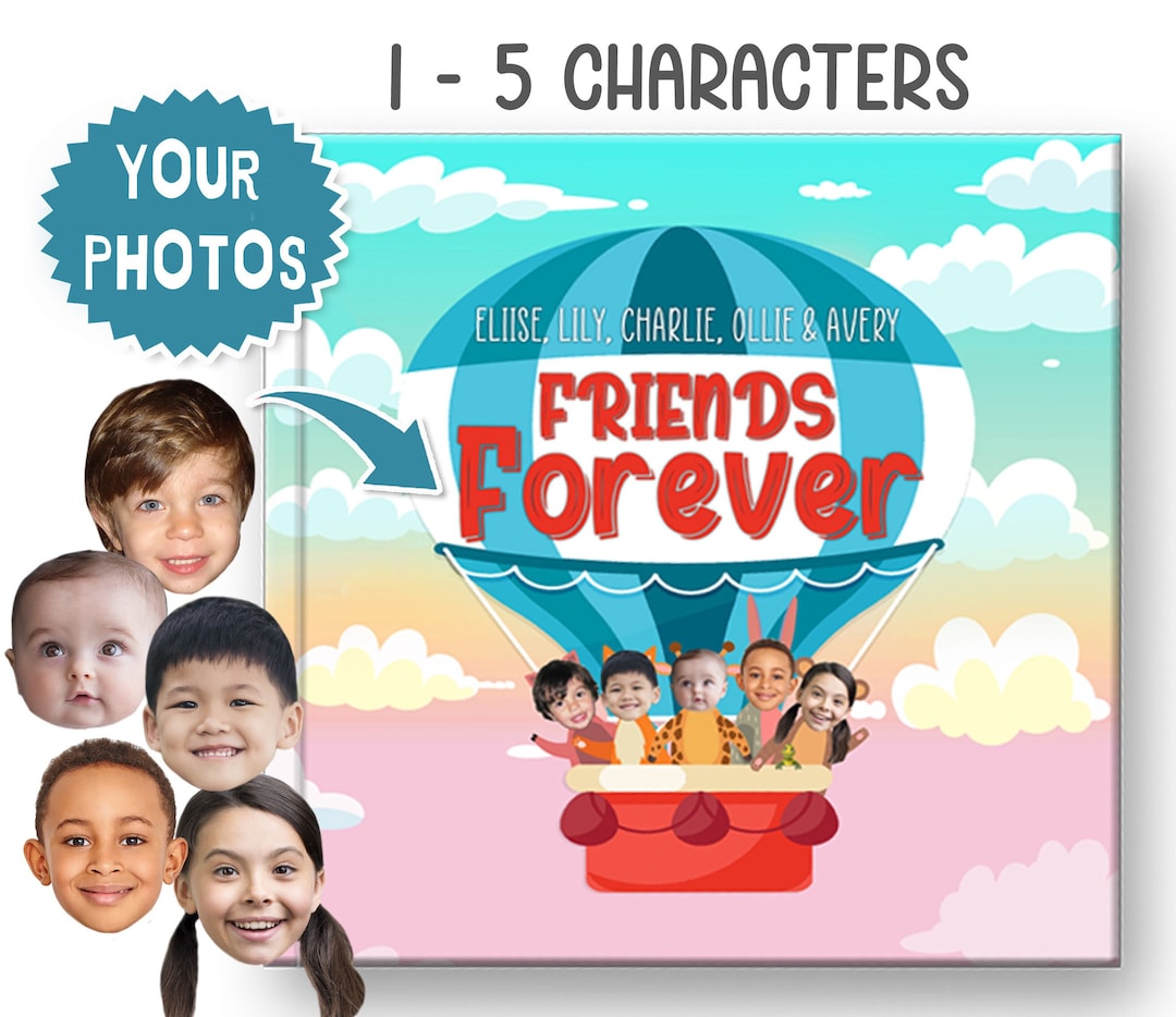 Personalised Book With Child's Photo - Story Book With Names and Photos ...
