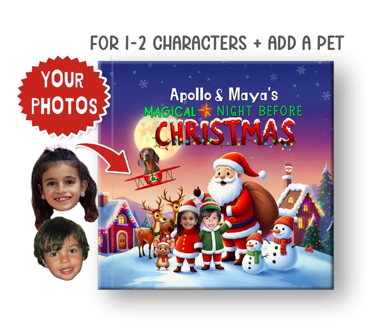 Personalized Christmas Book, Christmas Storybook Personalized for ...