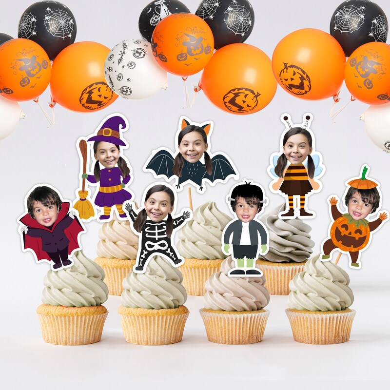 Halloween Cupcake Toppers - Etsy