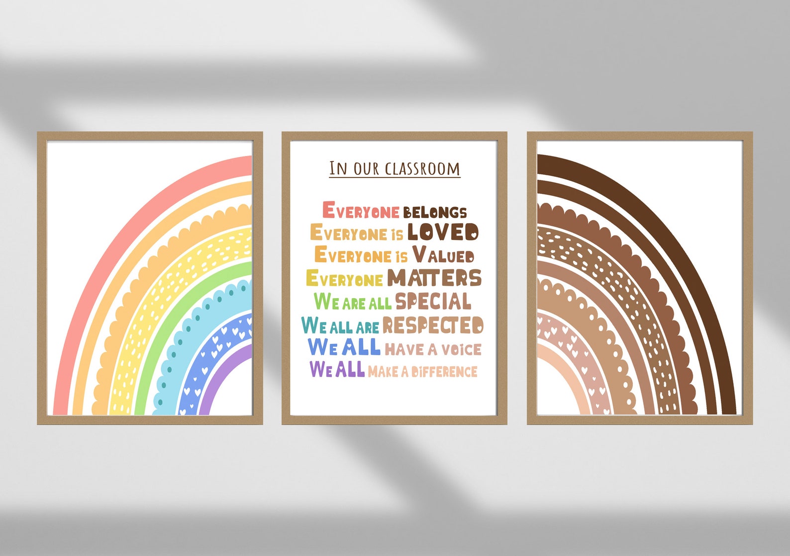 Inclusive Classroom Art and Diversity Art Posters Diversity - Etsy