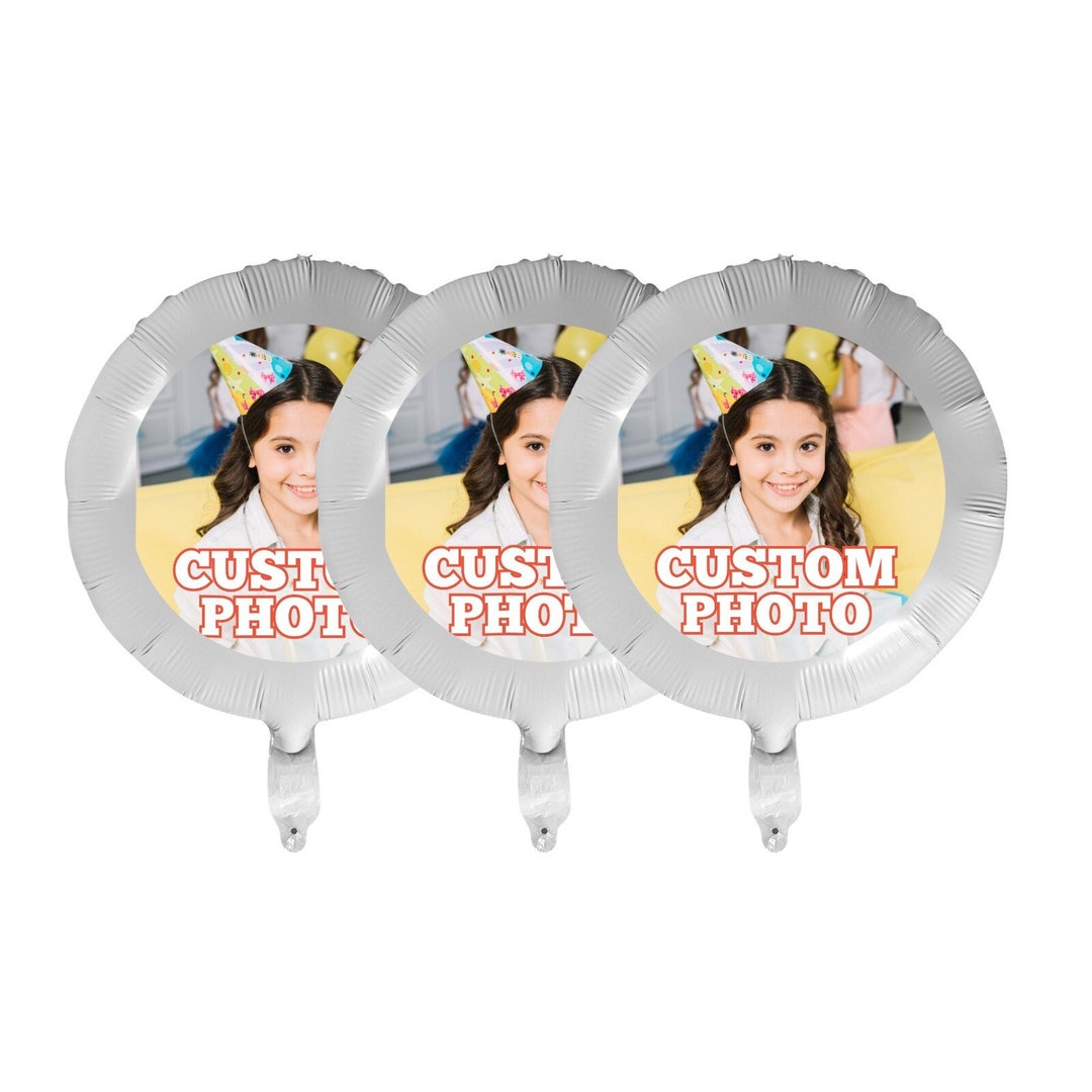 Custom Printed Balloon - 18" Full Color Printed With Your Photo Balloon ...