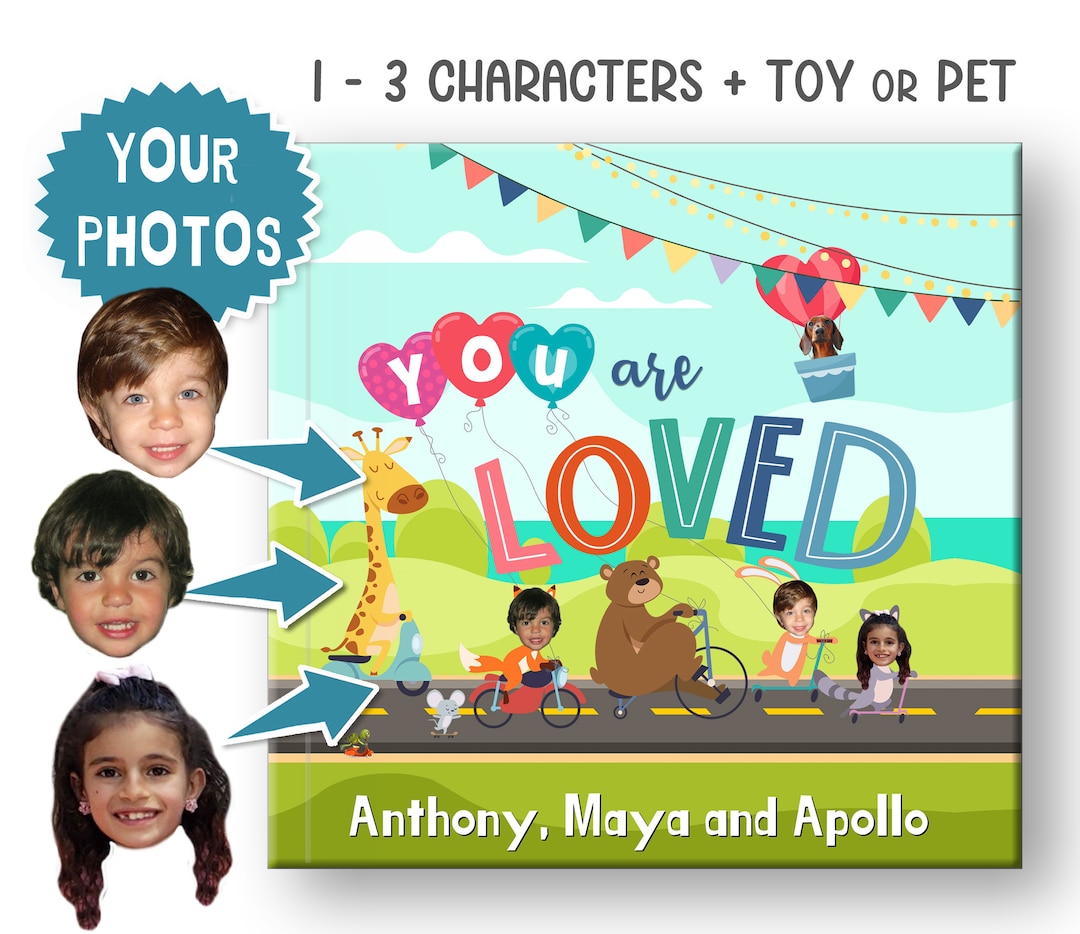 Personalized Book With Child's Photos︱custom for Multiple Kids, Add a ...
