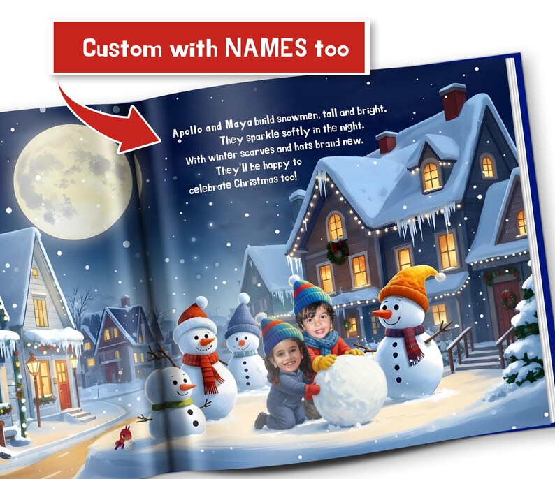 Personalized Christmas Book, Christmas Storybook Personalized for ...