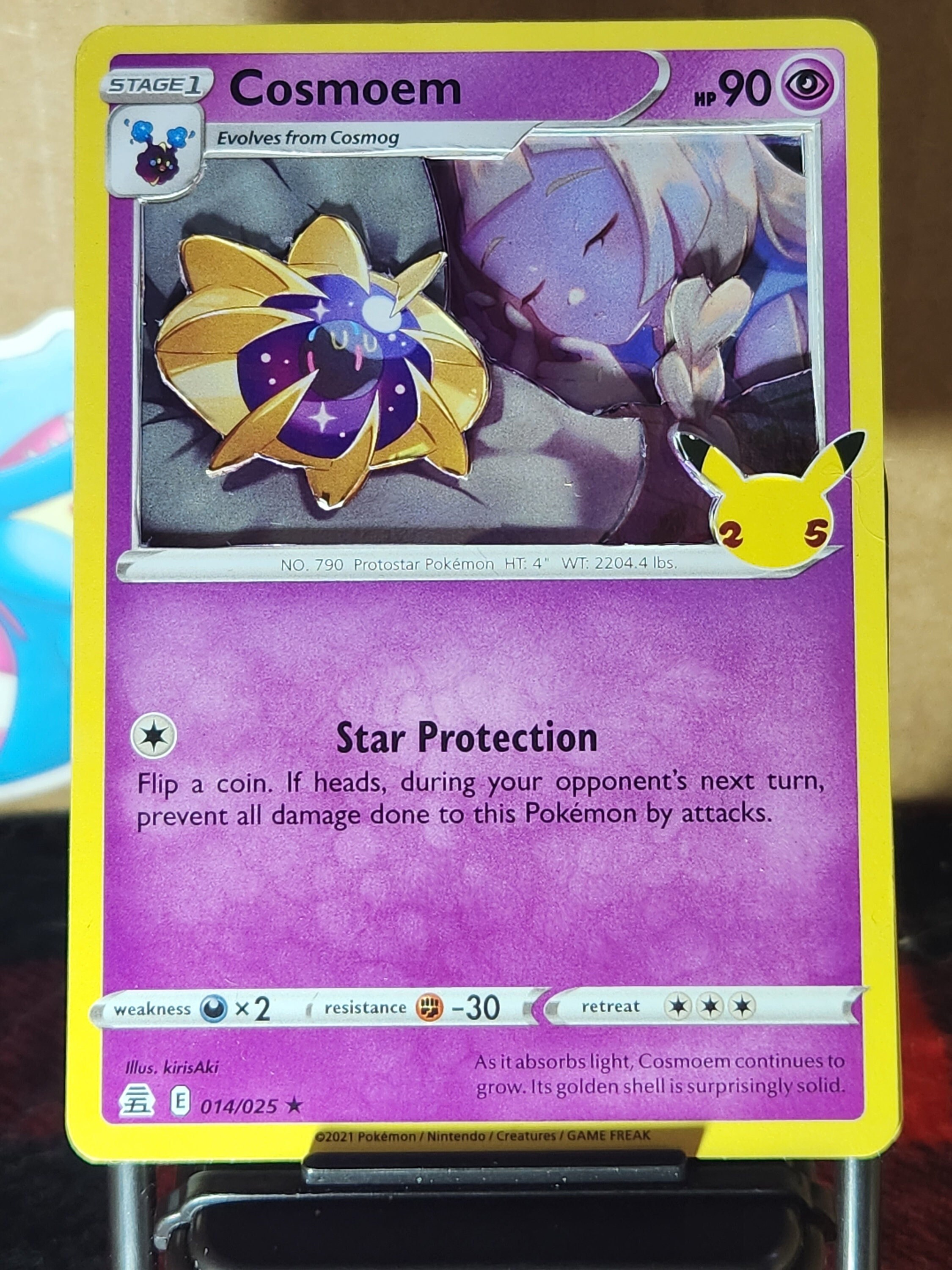 Shadow Box Pokémon Card: Cosmoem - Etsy Singapore