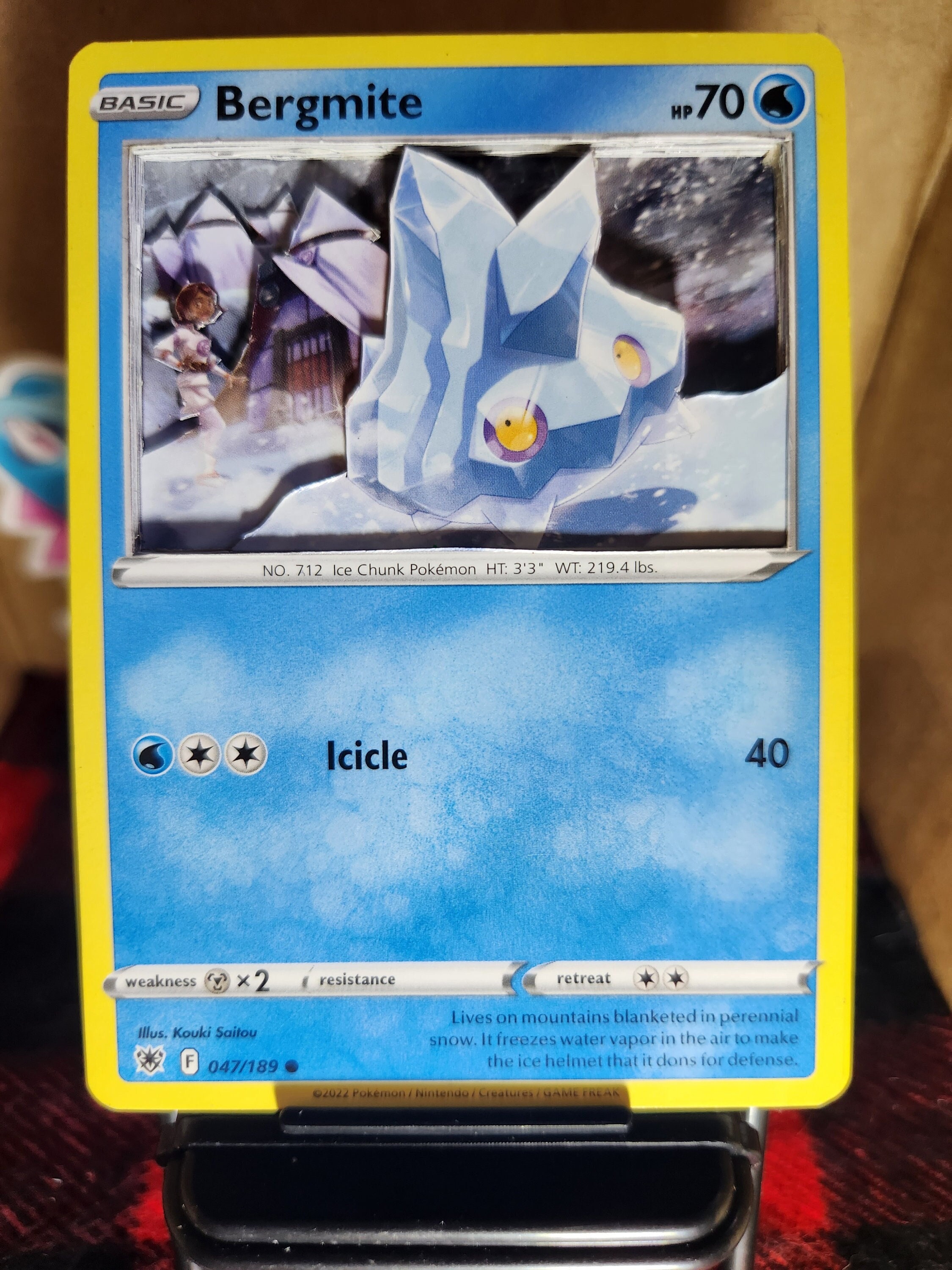 Bergmite Evolution Card