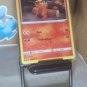 Shadow Box Pokémon Card: Tepig - Etsy