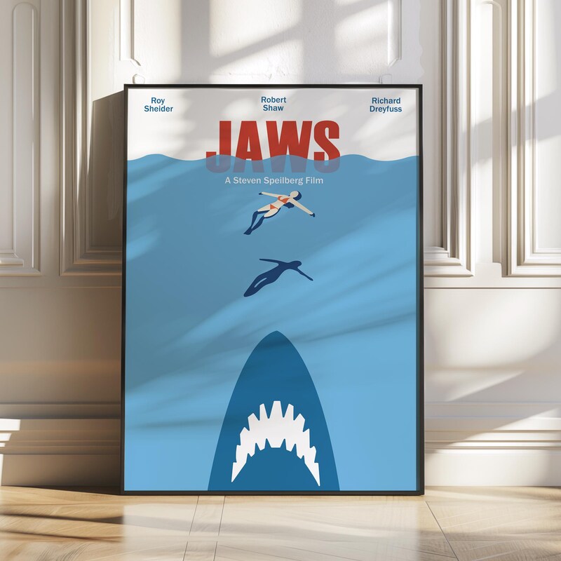 Jaws Poster - Etsy