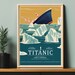 Titanic Poster, Titanic Movie Print, Titanic Illustration Poster, Movie ...
