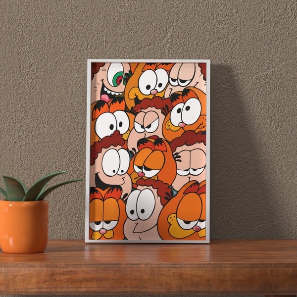 Garfield Vintage Poster - Etsy