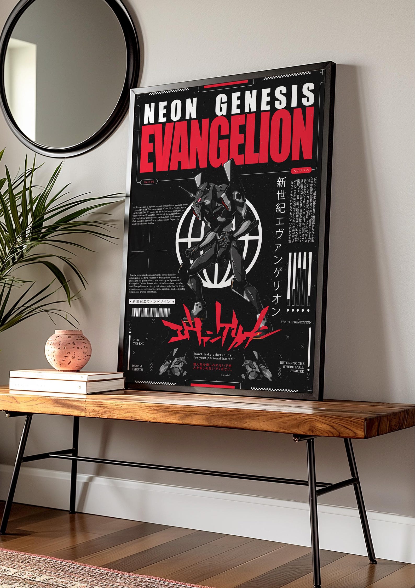 Neon Genesis Evangelion Poster Neon Genesis Evangelion Poster Anime ...