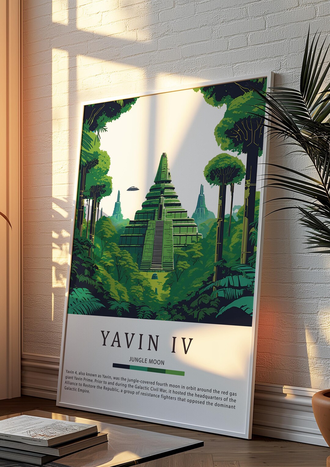 Star Wars Yavin 4 Poster Yavin Poster Star Wars Yavin Wall Art - Etsy
