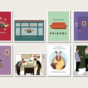 Friends Tv Show Poster Collection, Friends Series, Friends Poster - Etsy