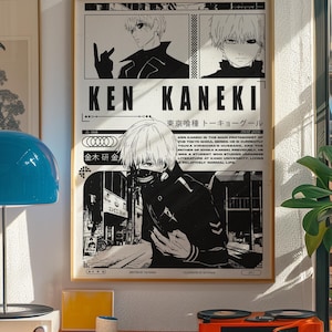 Tokyo Ghoul Kaneki Ken Poster - Tokyo Ghoul Poster - Tokyo Ghoul Manga ...