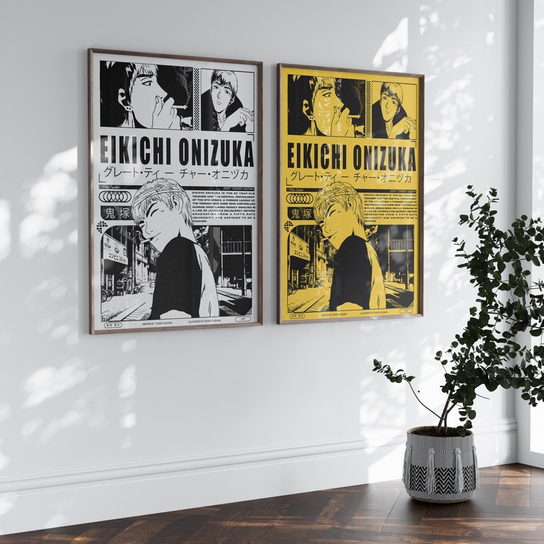 Great Teacher Onizuka Poster - GTO Anime Poster - Great Teacher Onizuka ...