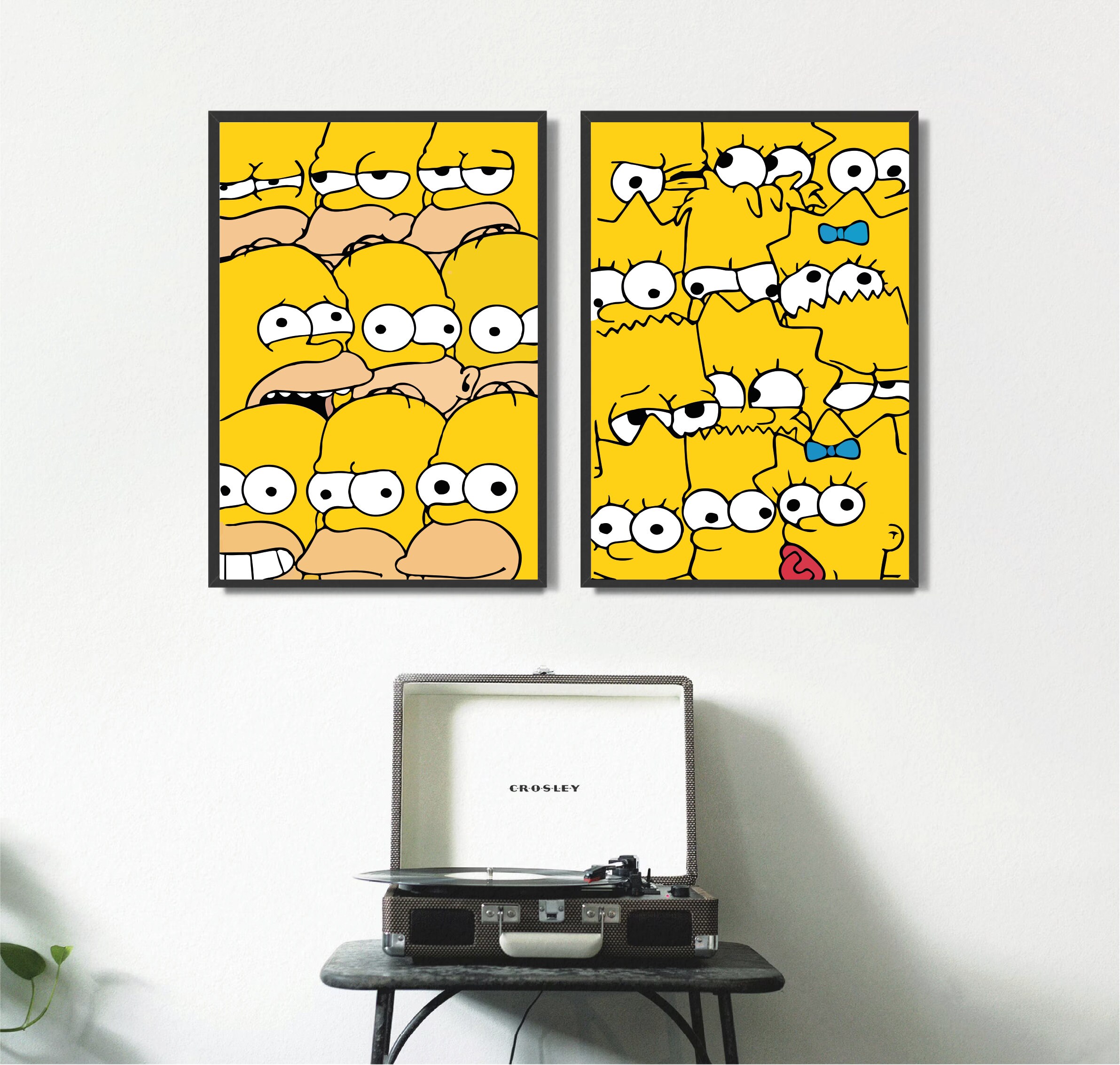 The Simpsons the Simpsons Poster Homer Simpson Bart - Etsy