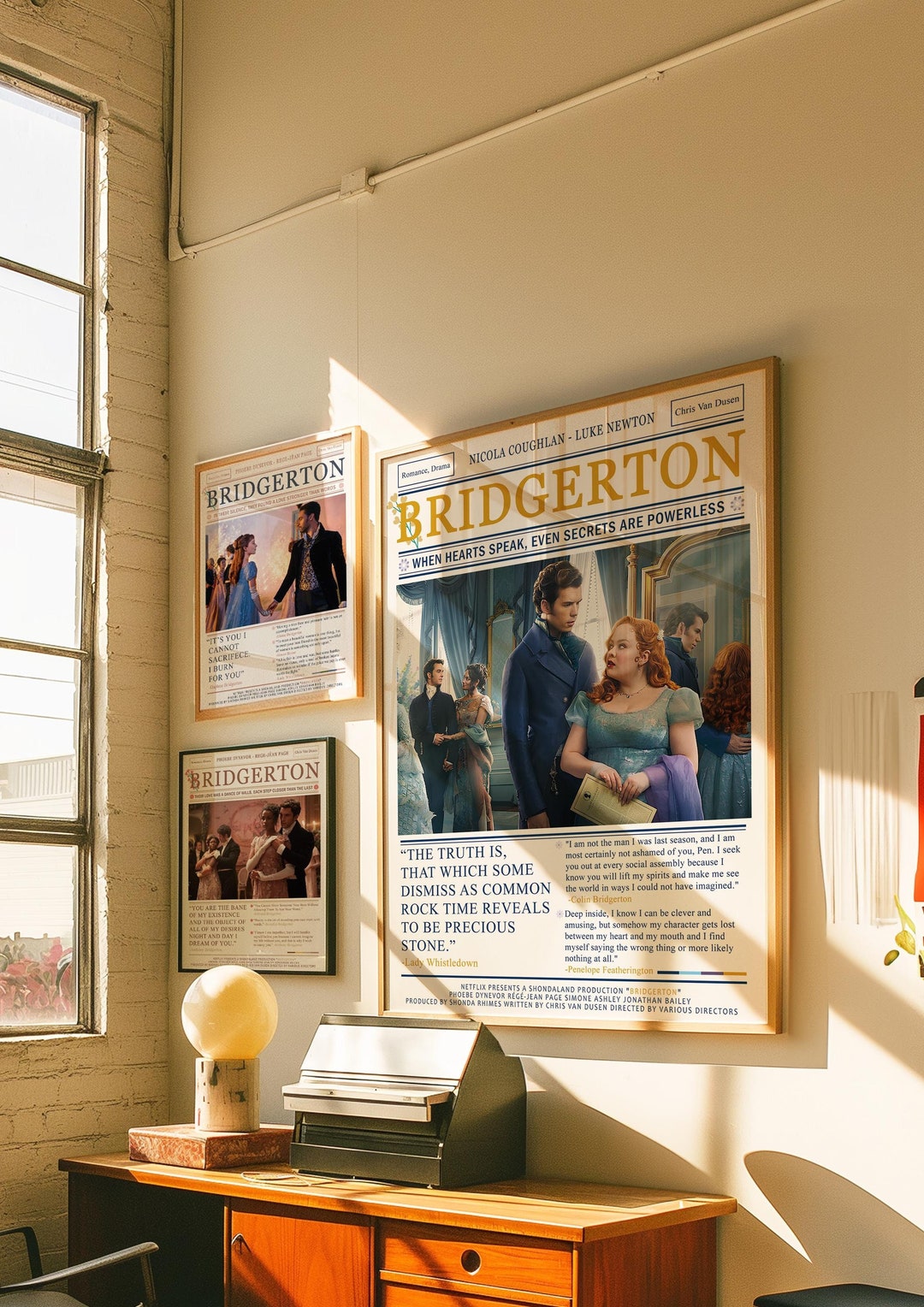 Set of 3 Bridgerton Poster | Bridgerton | Bridgerton Poster ...