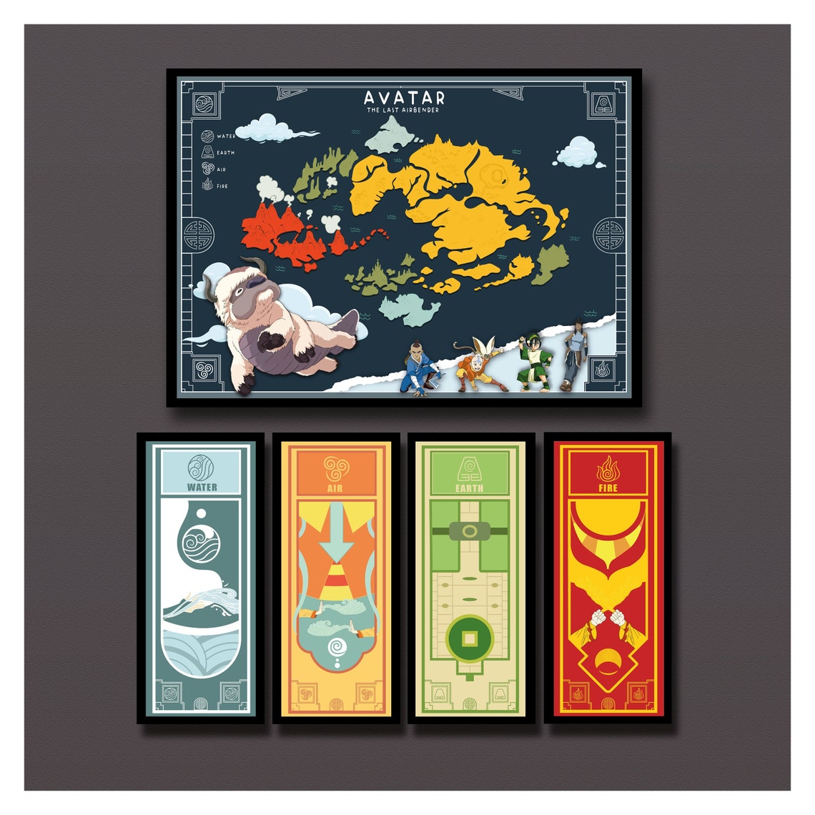 Map of the Last Airbender, Elements and Map of the Last Airbender, Aang ...