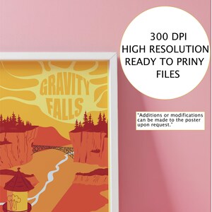 Set of 2 Gravity Falls Poster Gravity Falls Gravity Falls Poster ...