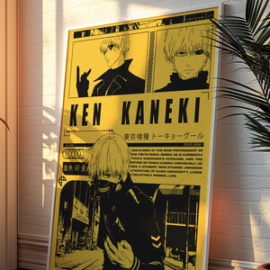 Tokyo Ghoul Kaneki Ken Poster - Tokyo Ghoul Poster - Tokyo Ghoul Manga ...