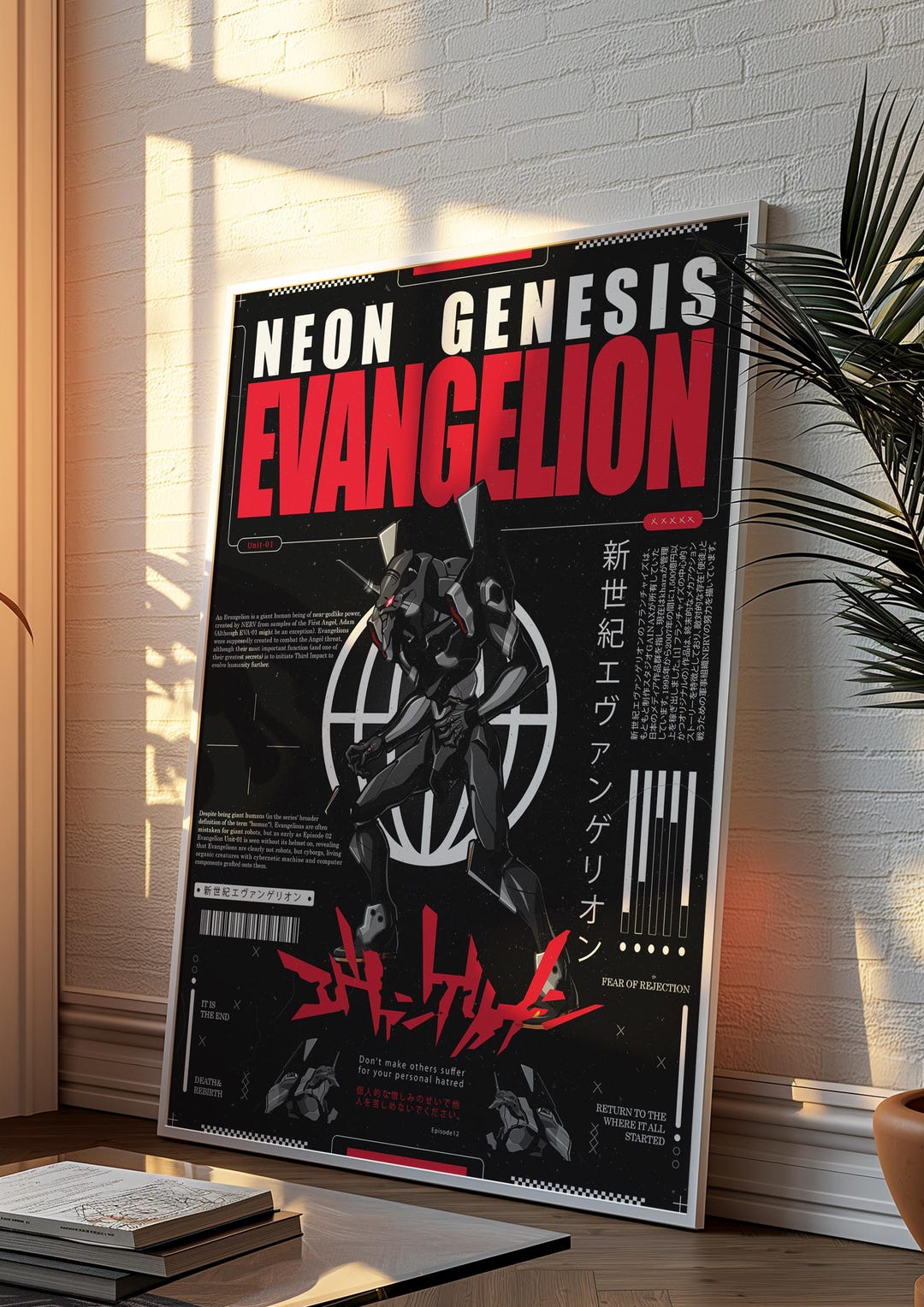 Neon Genesis Evangelion Poster Neon Genesis Evangelion Poster Anime ...