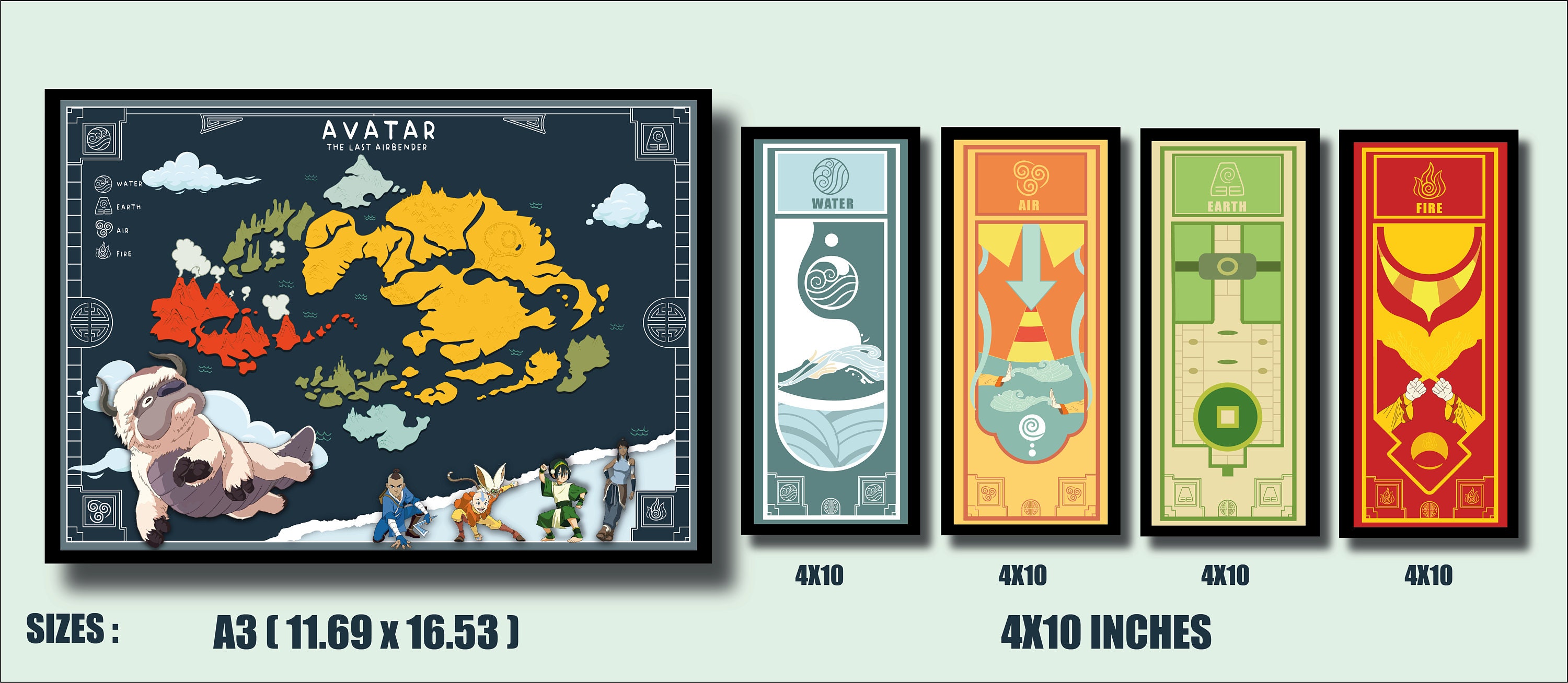 Map of the Last Airbender, Elements and Map of the Last Airbender, Aang ...