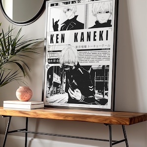 Tokyo Ghoul Kaneki Ken Poster - Tokyo Ghoul Poster - Tokyo Ghoul Manga ...