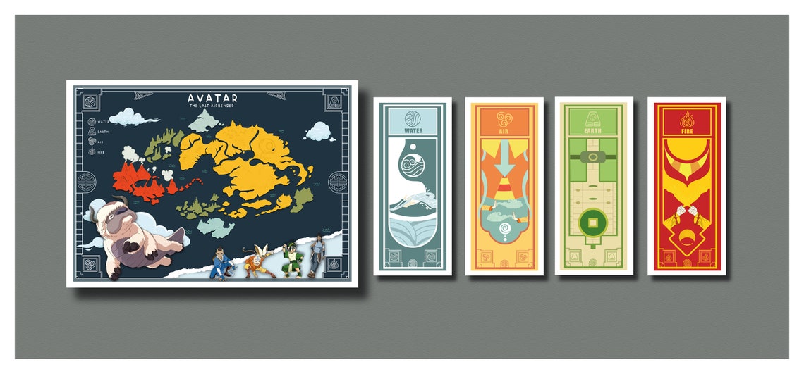 Map of the Last Airbender, Elements and Map of the Last Airbender, Aang ...