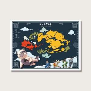 Map of the Last Airbender, Elements and Map of the Last Airbender, Aang ...