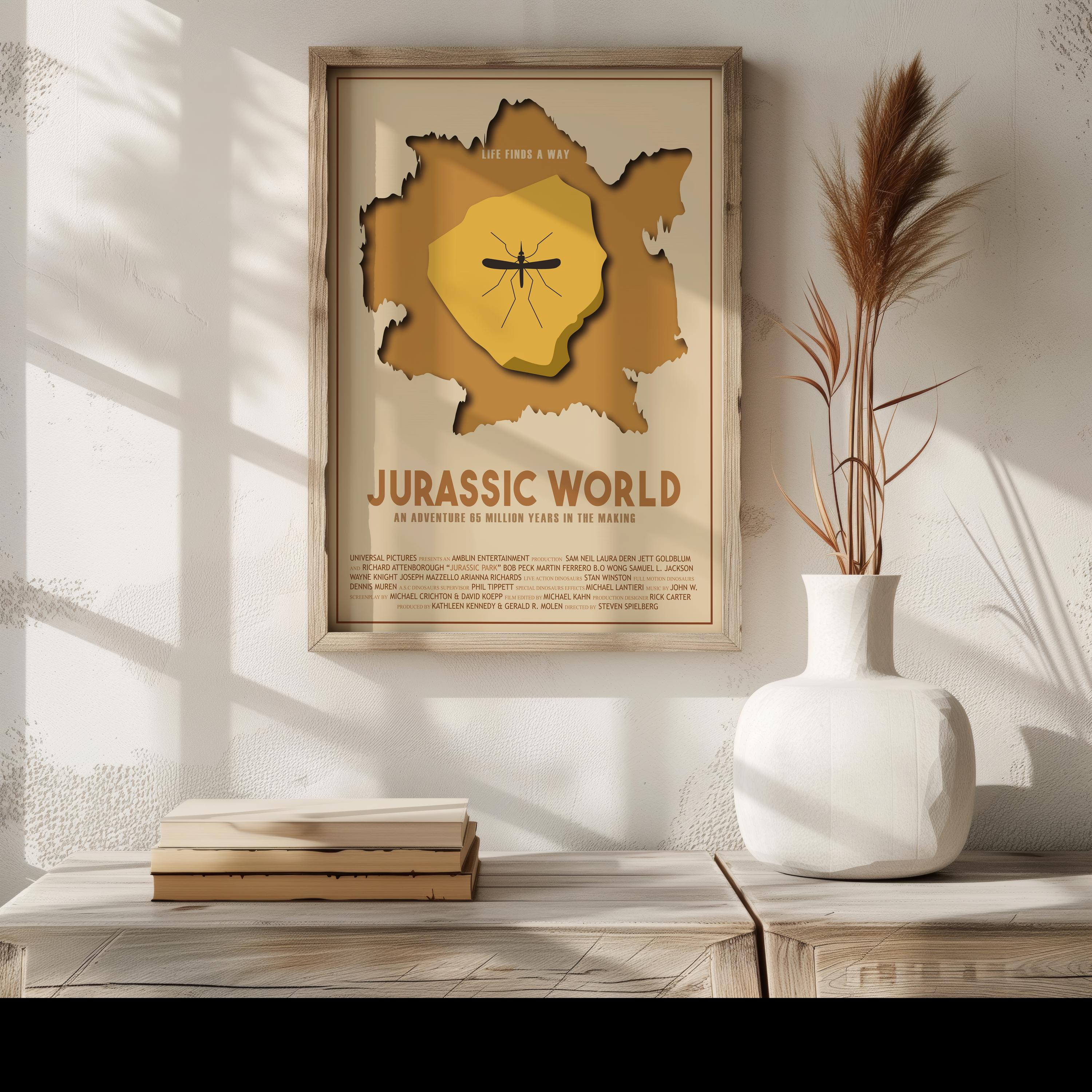 Set of 2 Jurassic Park Poster Jurassic Park Print Universal Studios ...