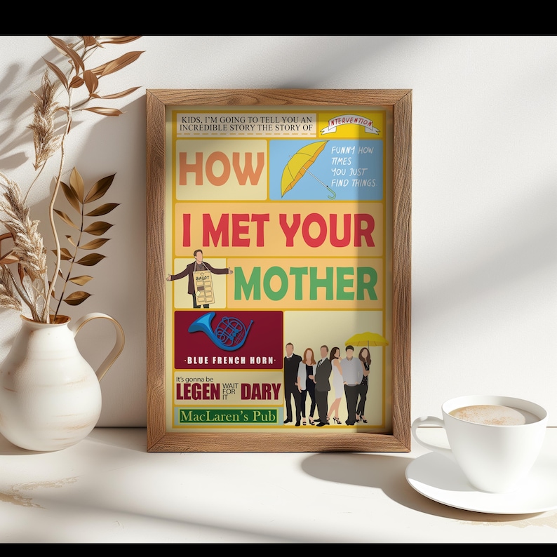 How I Met Your Mother Poster | Sitcom Poster | TV Series Poster | TV ...
